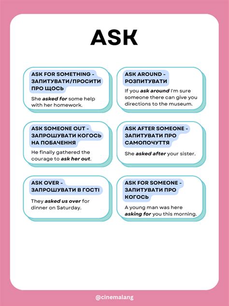 Phrasal Verbs With Ask Pdf