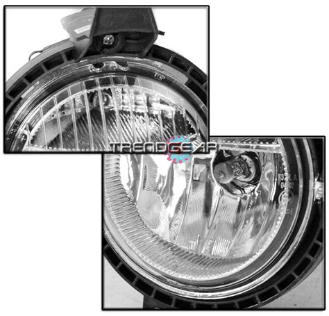 FOR 2007-2015 MINI COOPER BUMPER REPLACEMENT CHROME FOG LIGHTS LAMP W ...