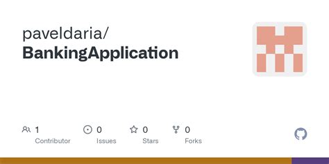 Github Paveldaria Bankingapplication