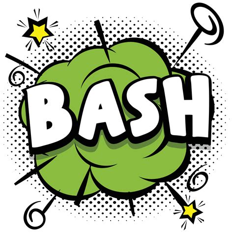 Bash Comic Bright Template With Speech Bubbles On Colorful Frames