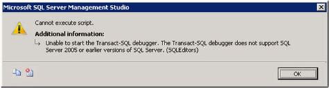 Dot Net Solvents T Sql Debugger Is Back In Sql Server 2008 Debugging Now Made Easy