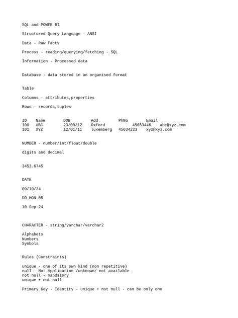 sql day1 pdf sql software design