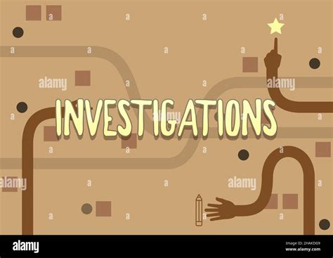 Sign Displaying Investigations Business Overview The Formal Action Or Systematic Examination
