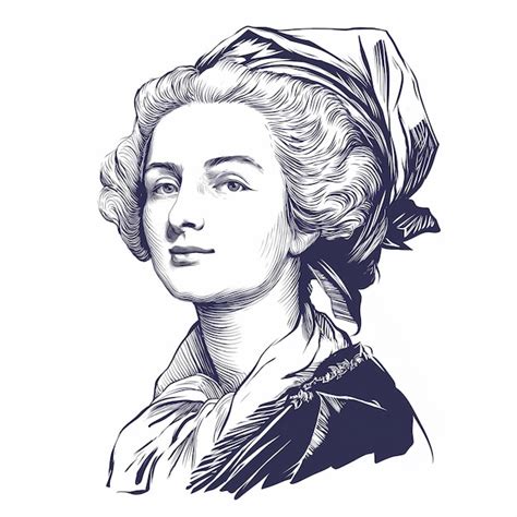 Premium Photo Olympe De Gouges Portrait