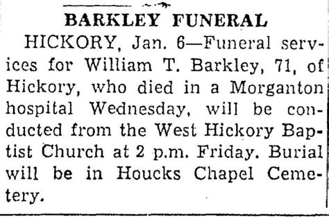 William Thomas Barkley 1883 1955 Find A Grave Memorial
