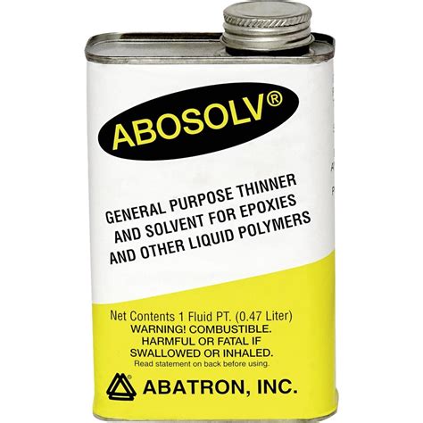 Abatron Abosolv 1 Pt Thinner For Liquidwood And General Epoxy Cleaning