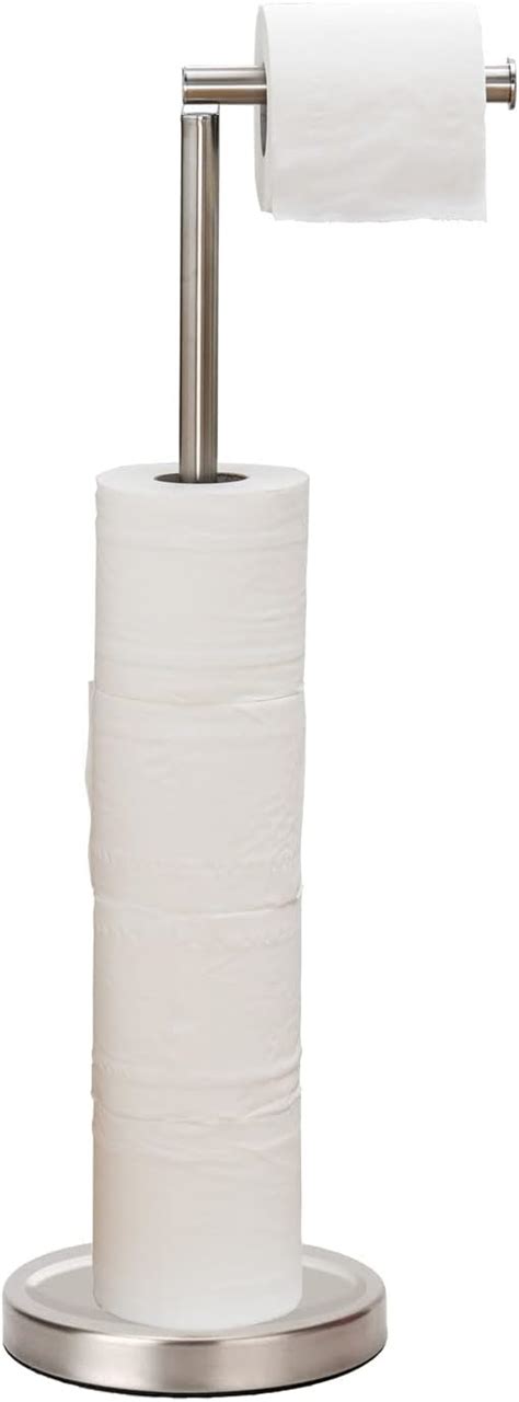 Amazon Brushed Nickel Toilet Paper Holder Stand Bathroom Toilet