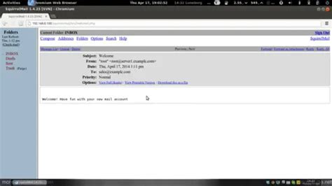 Virtual Users And Domains With Postfix Courier Mysql And Squirrelmail