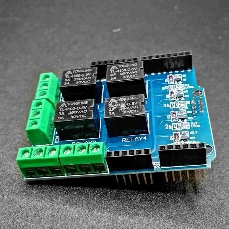 Protoshield con 4 relè relay 5v TE315 scheda di espansione per Arduino