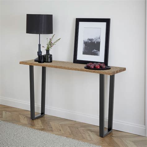 Julianos Console Table Oak Assembly Required Oak World