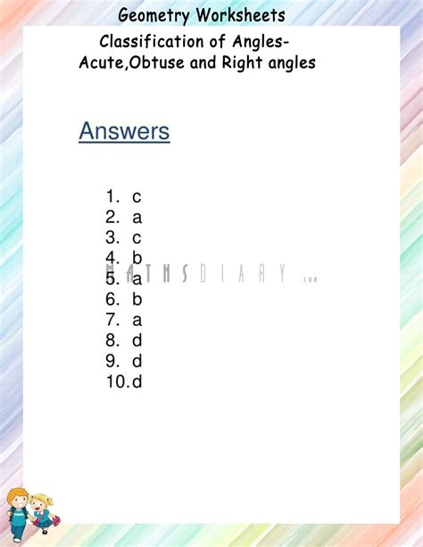 Classification Of Angles Worksheets Math Worksheets