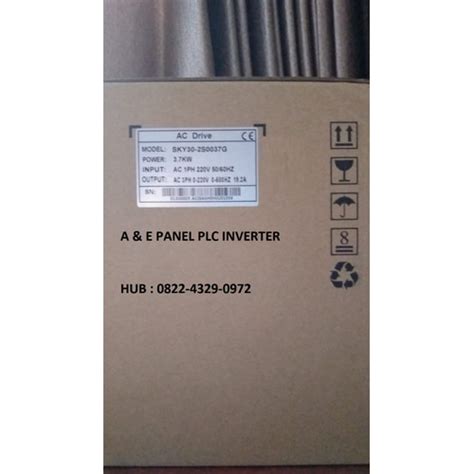 Jual Inverter Sky30 1phase 220v Output 3phase 220v 4kw 37kw 37kw 5hp