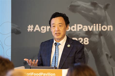 Qu Dongyu Director General Fao Fao 1 Dec 2023 Photo Iisd