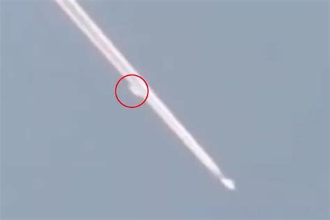 Did UFO Chase Military Plane Bizarre Footage Shows Saucer Shaped