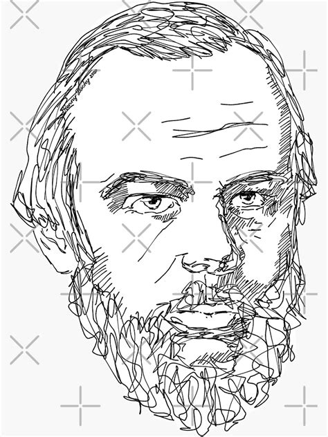 Fyodor Dostoevsky Art Sketch Sticker For Sale By Kennylucky Redbubble