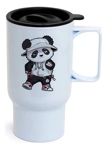 Caneca Ve Cular Tampa Ml Urso Panda Rap Bucket Hat Parcelamento Sem Juros