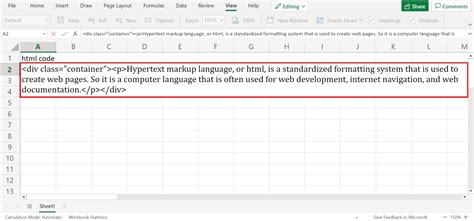How To Convert Html To Text In Cells In Excel Sheetaki
