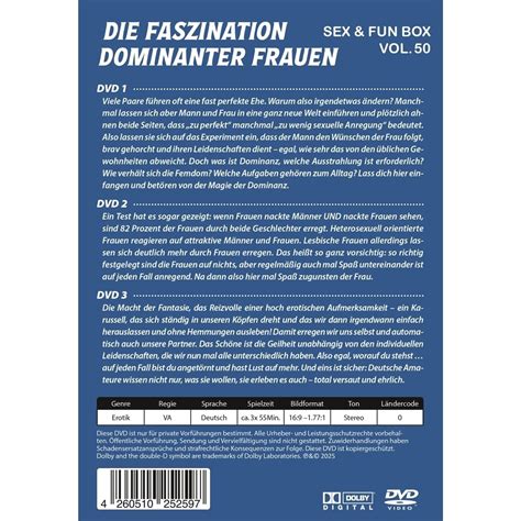 Die Faszination Dominanter Frauen Sex And Fun Box Vol 50 3 Dvds Jpcde