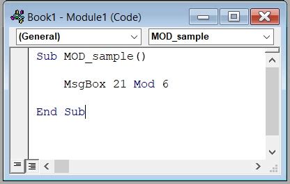 Using Mod In Excel And Vba