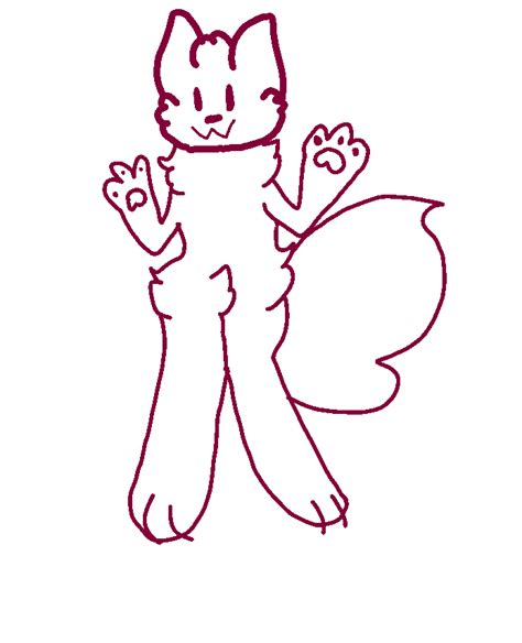 Ftu Furry Base By Songhighthefox On Deviantart