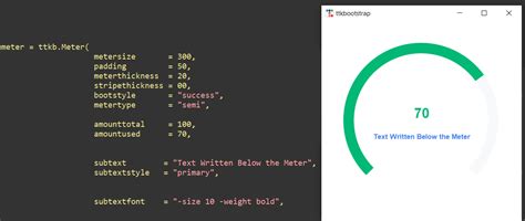 building a analog meter gauge gui using tkinter and ttkbootstrap
