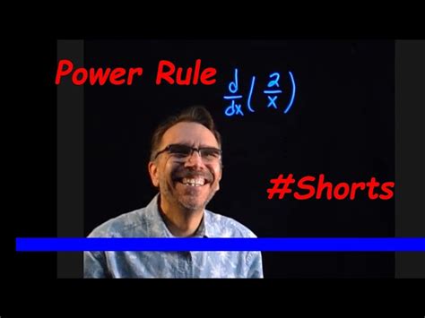 Derivative Of A Fraction Using The Power Rule Schooltube