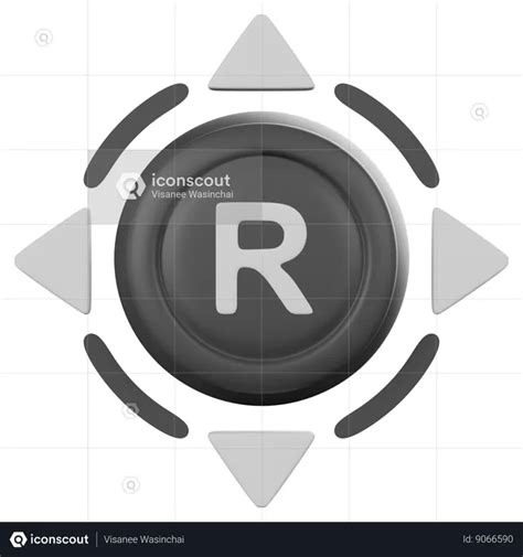 Controller Analog Right Stick Rolling 3d Icon Free Download Sports And Games 3d Icons Iconscout