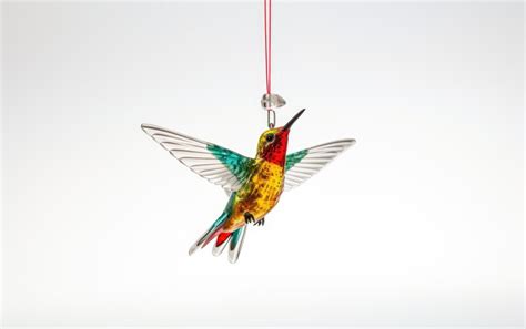 Premium Ai Image Flutterflutter Fantasy A Single Toy Hummingbird Haven Isolated On White