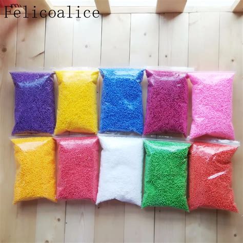 Buy 10g 15g Bag Polystyrene Mini Colored Balls Color