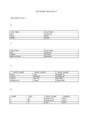 SQL Multiple Table Queries 2 Docx SQL Multiple Table Queries 2 Alexa