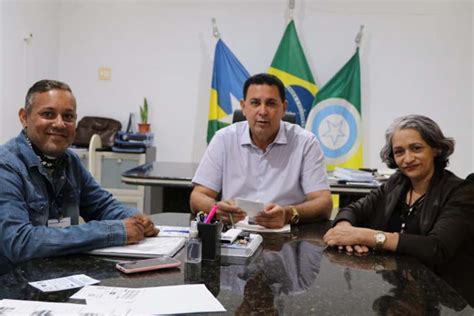 Prefeito Aldo Júlio Recebe Equipe Do Escritório Do Sistema Nacional De
