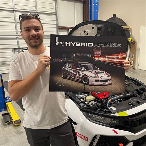 Hybrid Racing X Eric Kutil Racing 82 Gltc Racecar Poster Ahc Garage