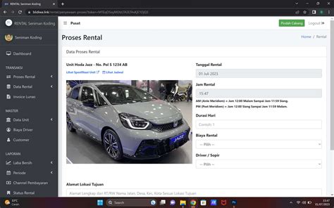 RENTAL Seniman Koding Multi Cabang