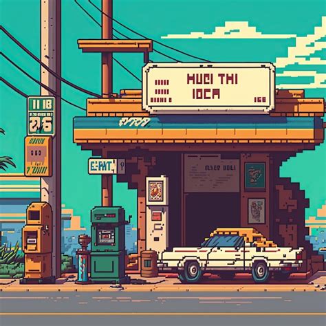 Premium Ai Image Pixel Art 8 Bits Set Assets Template