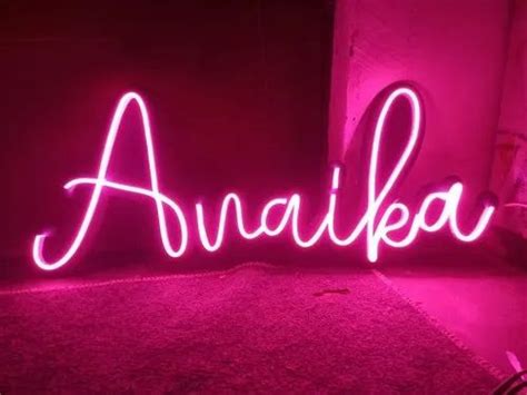 Customized Pink Led Neon Sign At ₹ 900sq Ft Krishna Park New Delhi