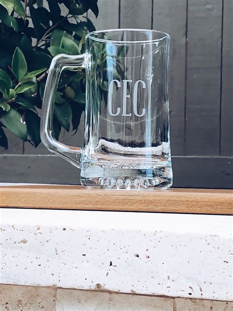 Personalized Beer Mug Monogram Beer Mug Custom Beer Mug Etsy