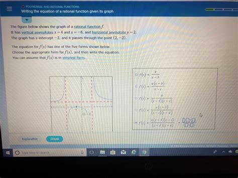 Solved Polynomial And Rational Functions Writing The