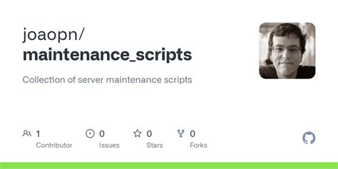 github joaopn maintenance scripts collection of server maintenance scripts
