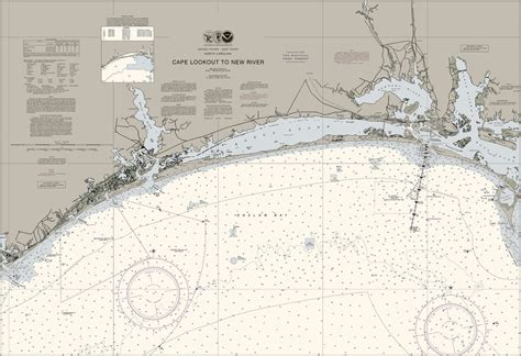 Cape Lookout To New River Beaufort Nc Nautical Chart The Nautical