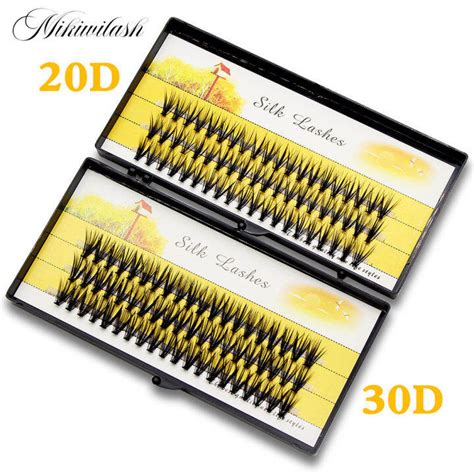 Mikiwilash Individual Black Lashes Extension Beauty Natural 3d Faux
