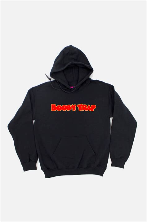 Black All Roads Lead To Booby Trap Hoodie My Booby Trap Shop