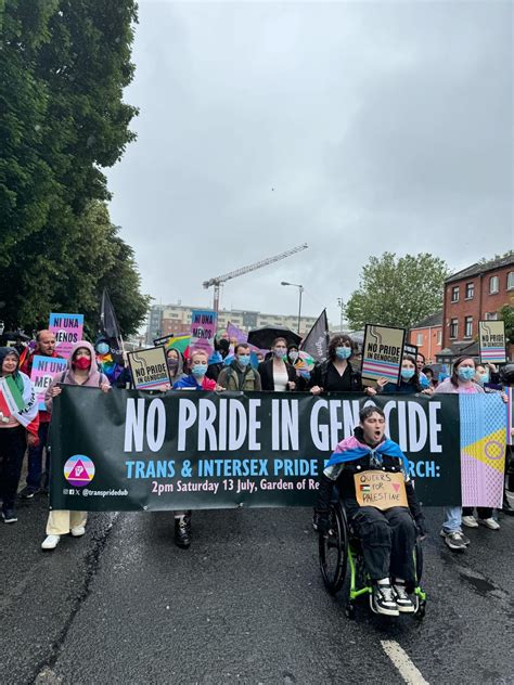 Tcdsu President Jenny Maguire Leads Trans And Intersex Dublin Pride