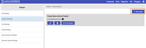 Working With Multiple Projects Nocodebdd