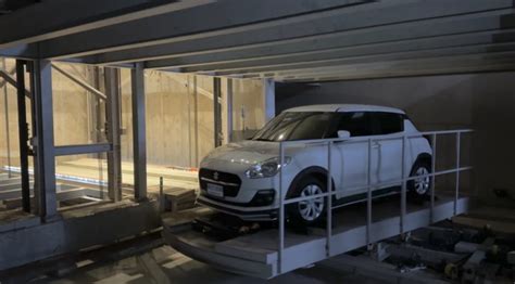 19cm 높이 로봇 두 대가 차량 번쩍 주차까지 2분 30초 현장르포 파이낸셜뉴스