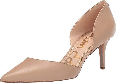 Sam Edelman Jaina Classic Nude Leather Dorsay Pointed Toe Slip On