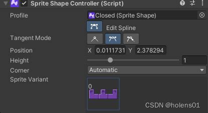Unity之SpriteShapeController sprite shape controller CSDN博客