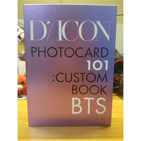 Jual Sharing Dicon BTS Photocard 101 Custom Book Baca Deskripsi