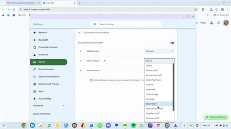 How To Customize Your Mouse Buttons On A Chromebook Video