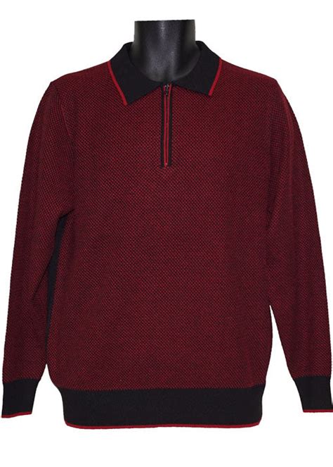 Cigar Sweater Lp401 Red Combo