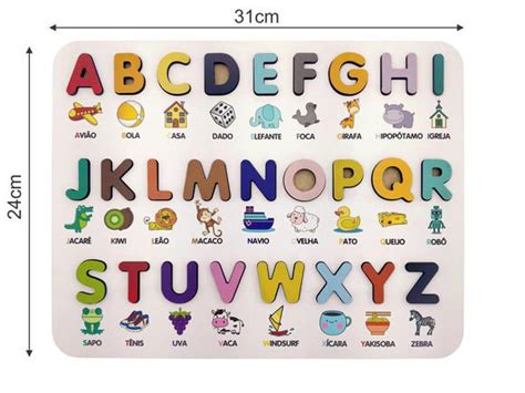 Jogo Pedagogico Alfabeto Ilustrado Alfabetizacao 【 Ofertas Maio 】 Clasf